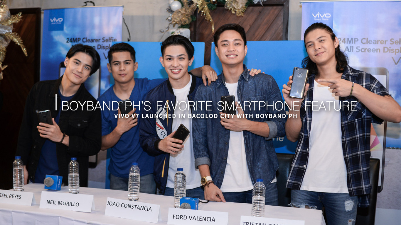 Boyband PH talks about their favorite smartphone feature (Vivo V7)