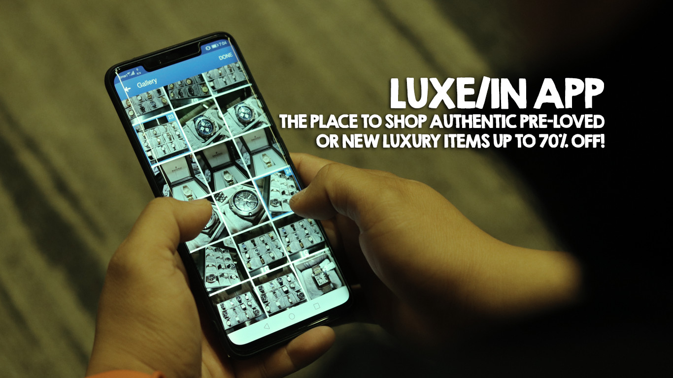 LUXE IN: The App to shop Authentic Luxury Items up to 70% OFF!